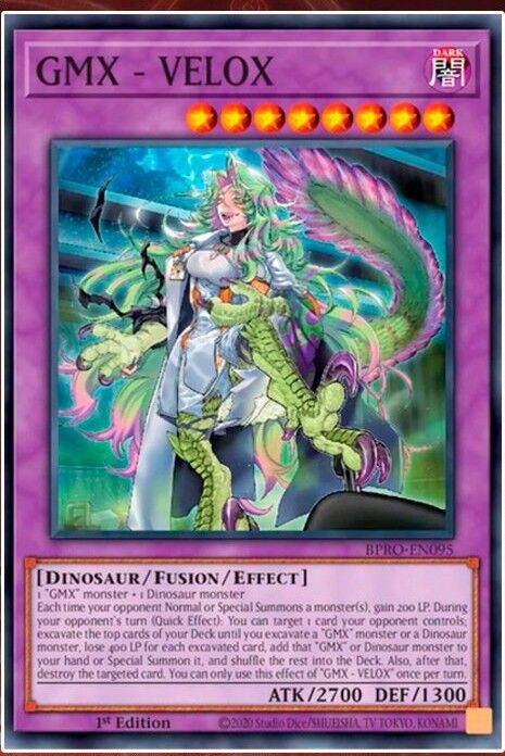 BPRO-EN095 GMX - VELOX Super Rare 1st Edition NM