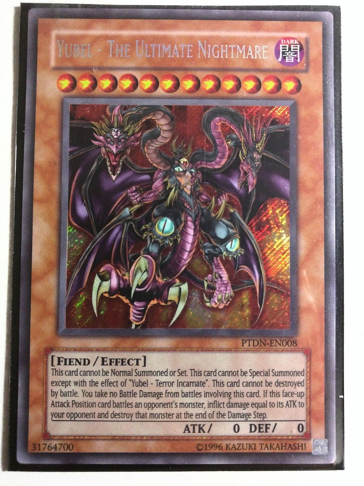 Yugioh Yubel - The Ultimate Nightmare PTDN-EN008 Phantom Darkness ... Yugioh Yubel - The Ultimate Nightmare PTDN-EN008 Phantom Darkness ...